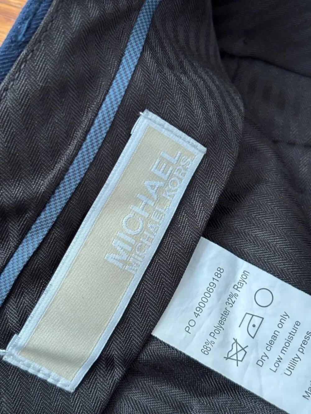 Michael Kors | Pants | Michael Kors Mens Dress Pants Size 38x29 Navy ...